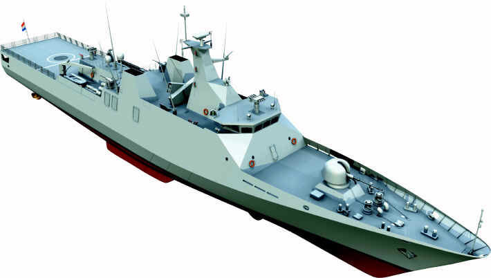 Quá trình hạ thủy tàu FMMM3 SIGMA 9813 tại xưởng tàu Damen Schelde ...