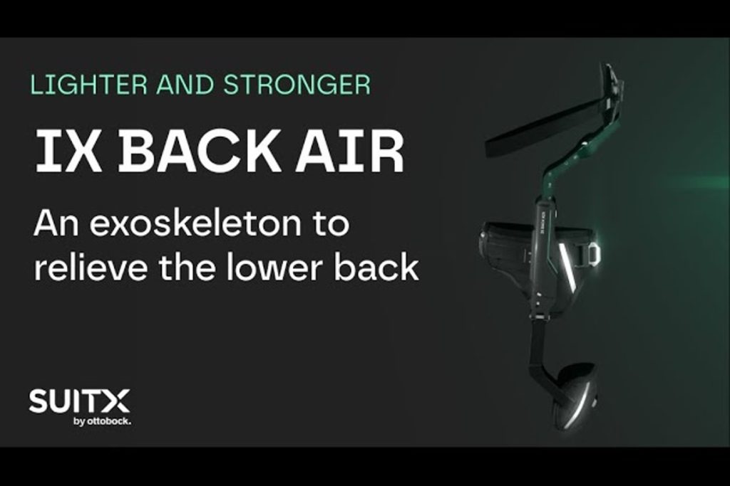 [Video] Bộ giáp exoskeleton mới IX Back Air của Công ty Suitx by Ottobock